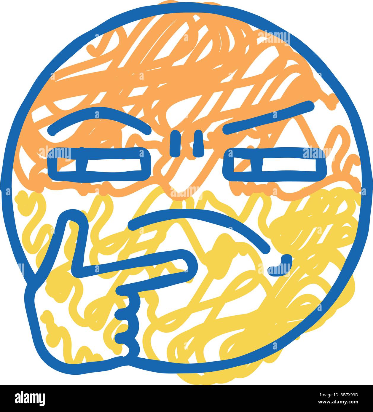 Confused emoji color icon Cut Out Stock Images & Pictures - Alamy