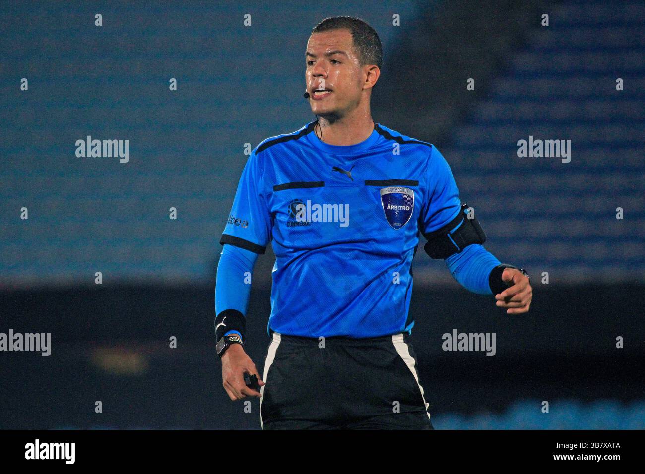 Montevideo, Uruguay. 06th May, 2025. Colombian referee Jhon Ospina ...