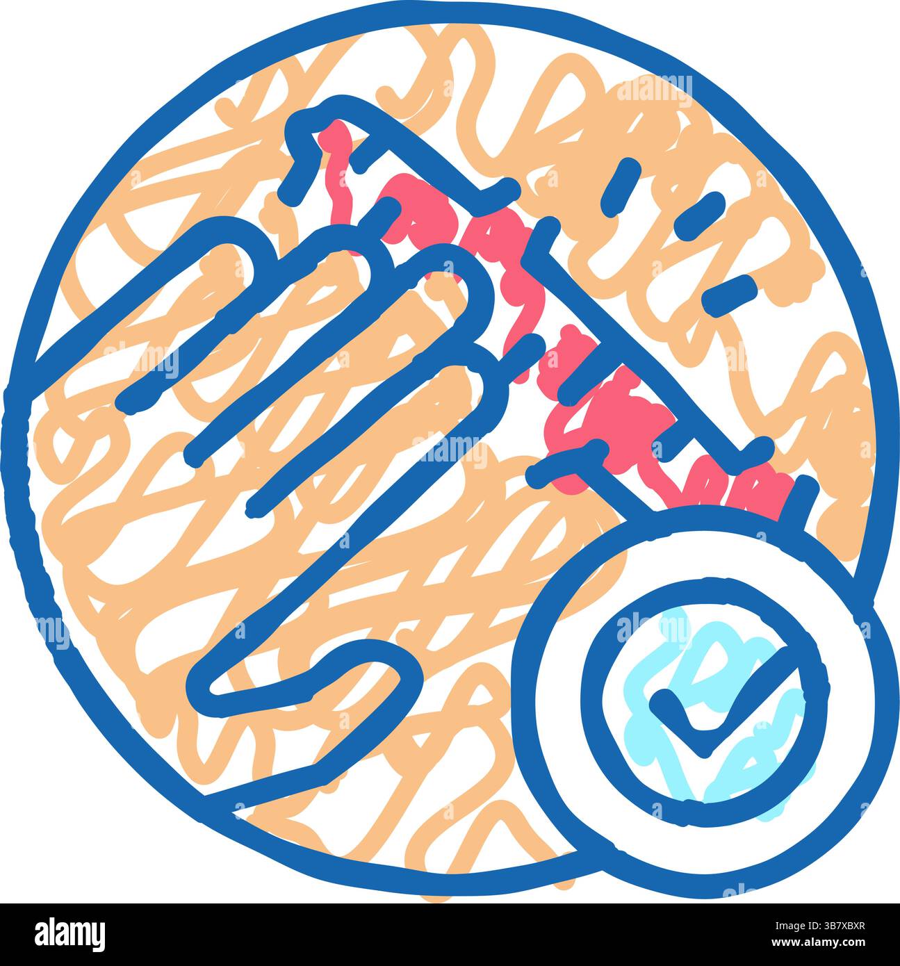 massage scar icon doodle illustration Stock Vector Image & Art - Alamy