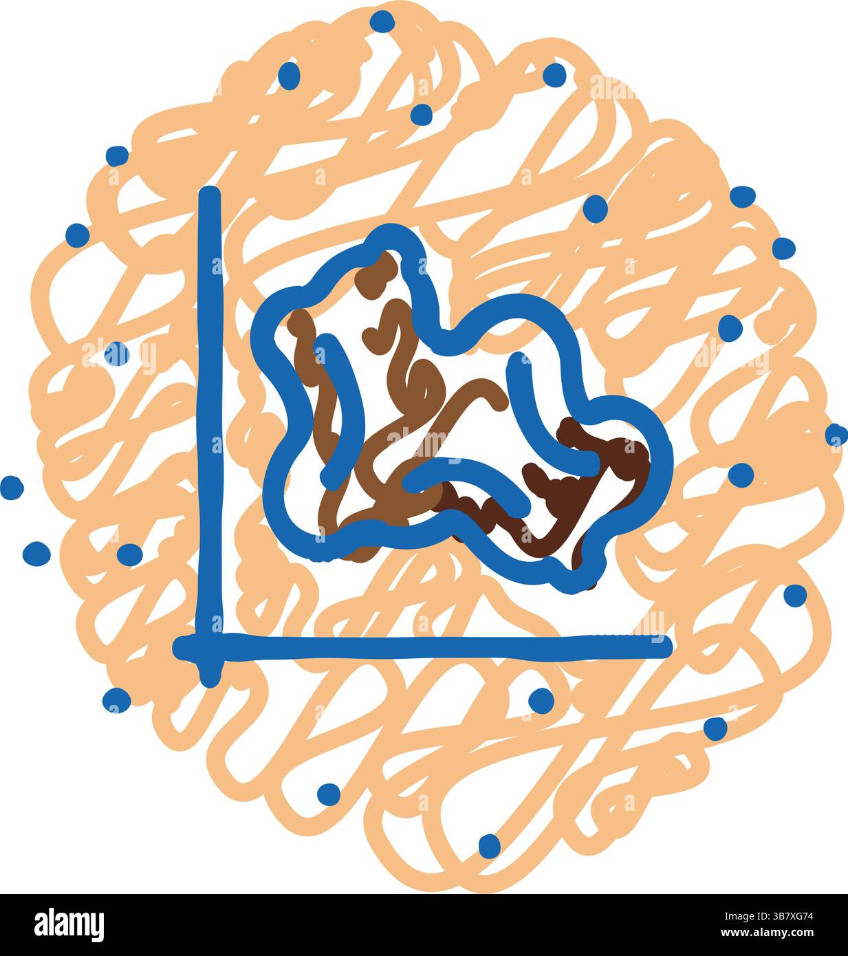 uneven borders mole melanoma icon doodle illustration Stock Vector Image & Art - Alamy