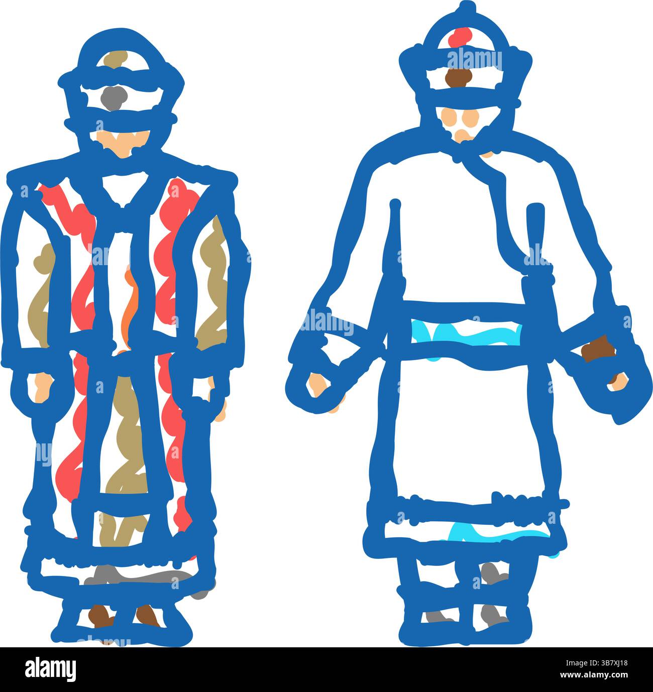 Mongolia female Stock Vector Images - Alamy