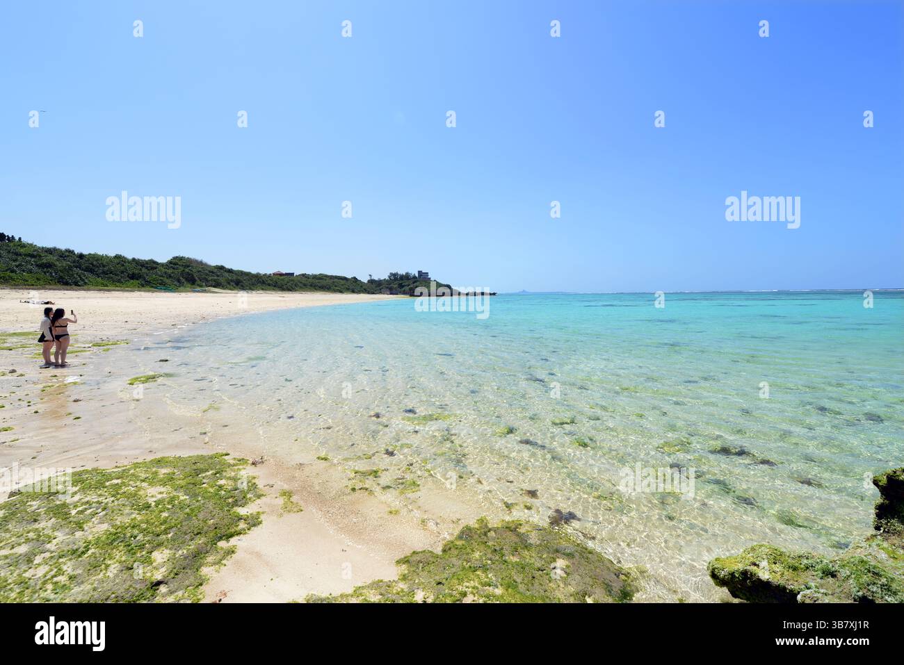 The beautiful Nagahama Beach in Okinawa, Japan Stock Photo - Alamy