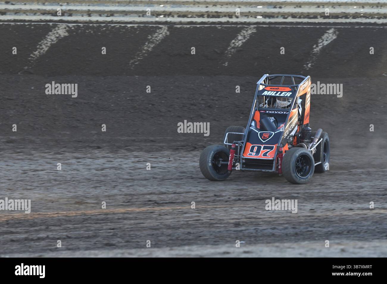 KOKOMO, IN - APRIL 27: Gavin Miller (97) Keith Kunz/Curb-Agajanian ...