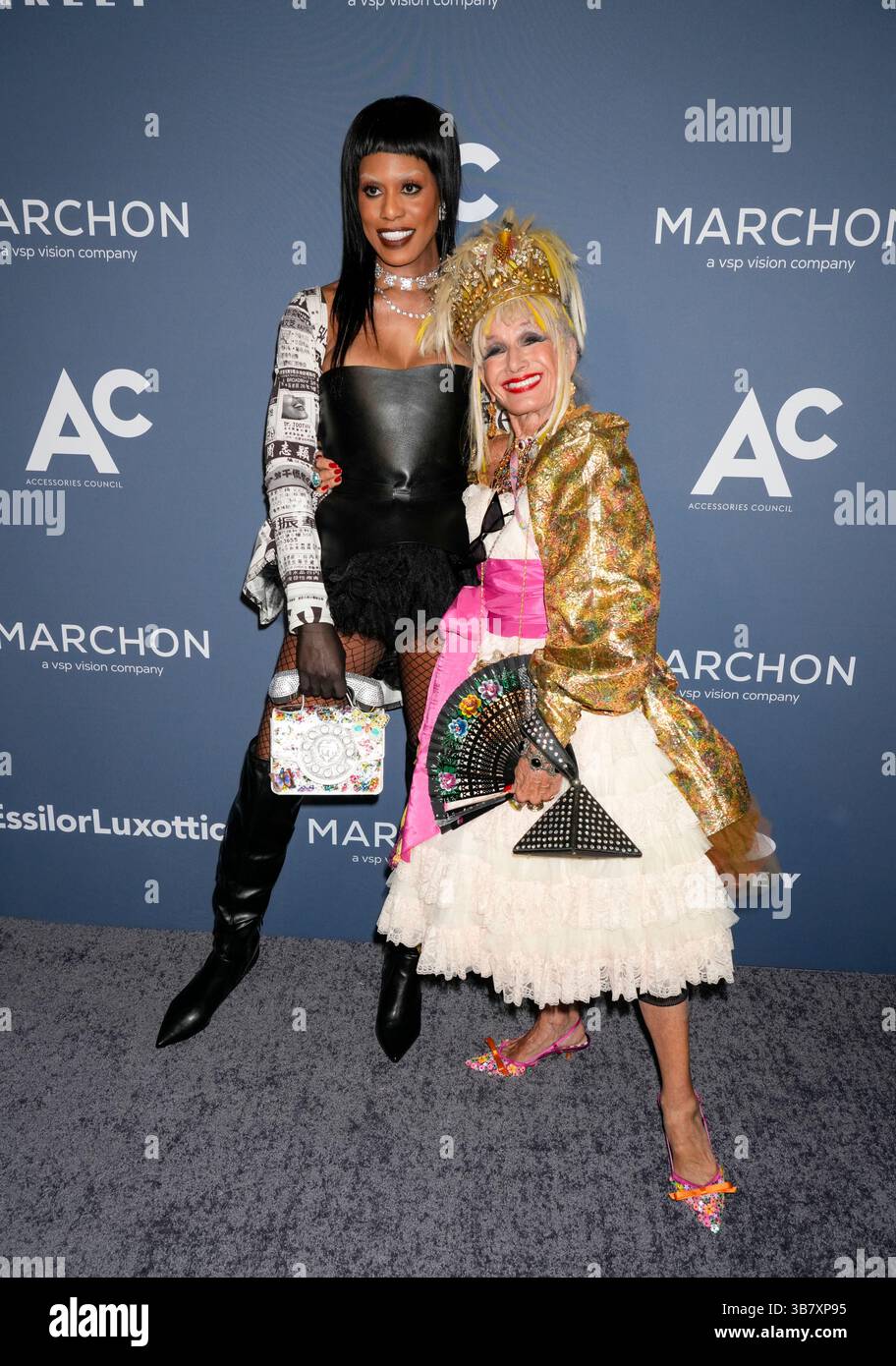 Laverne Cox, Betsey Johnson during the Accessory Council presents the ...