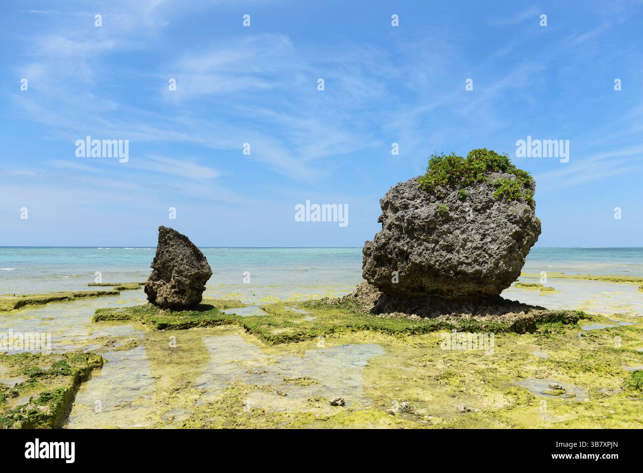 Beautiful beaches in Yomitan, Okinawa, Japan Stock Photo - Alamy