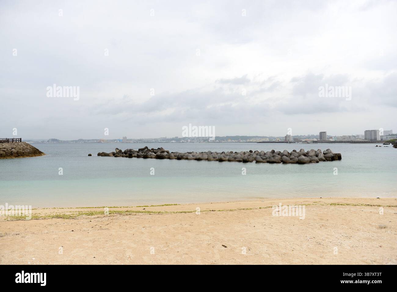 'Tropical Beach' in Ginowan, Okinawa, Japan Stock Photo - Alamy