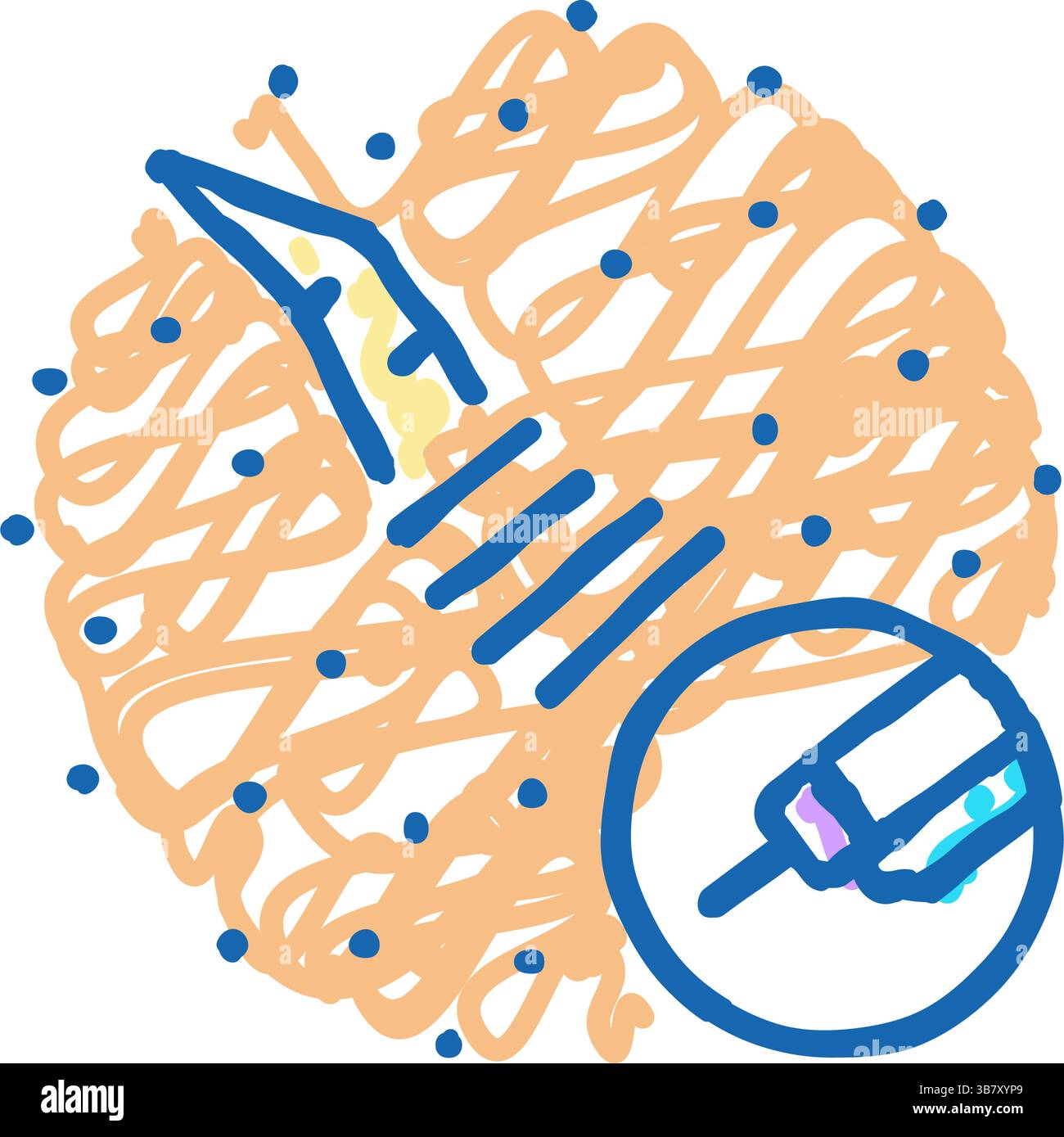 laser scar removal scar treatment icon doodle illustration Stock Vector ...