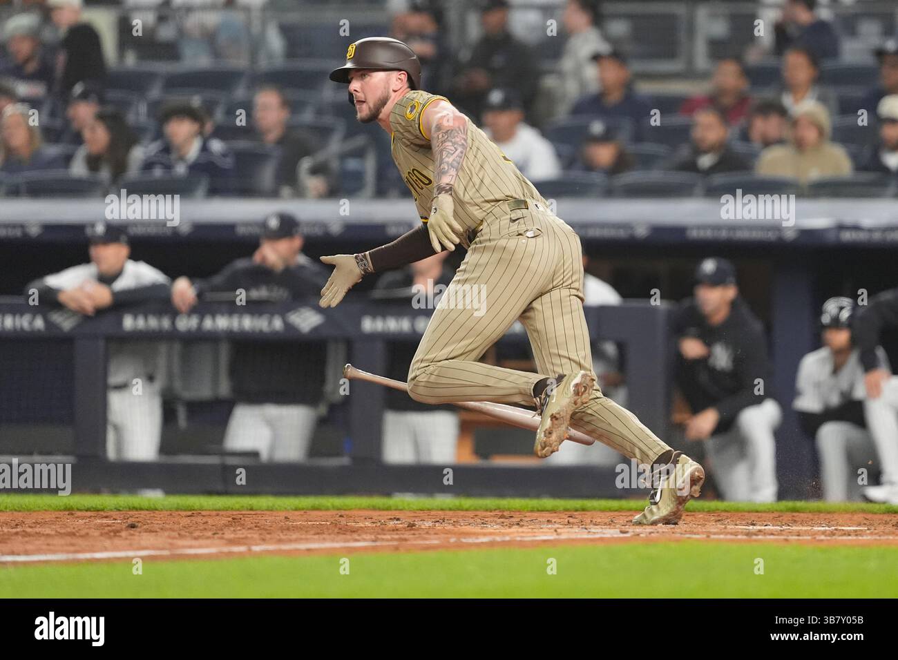 BRONX, NY - MAY 06: San Diego Padres Center Fielder Jackson Merrill (3 ...