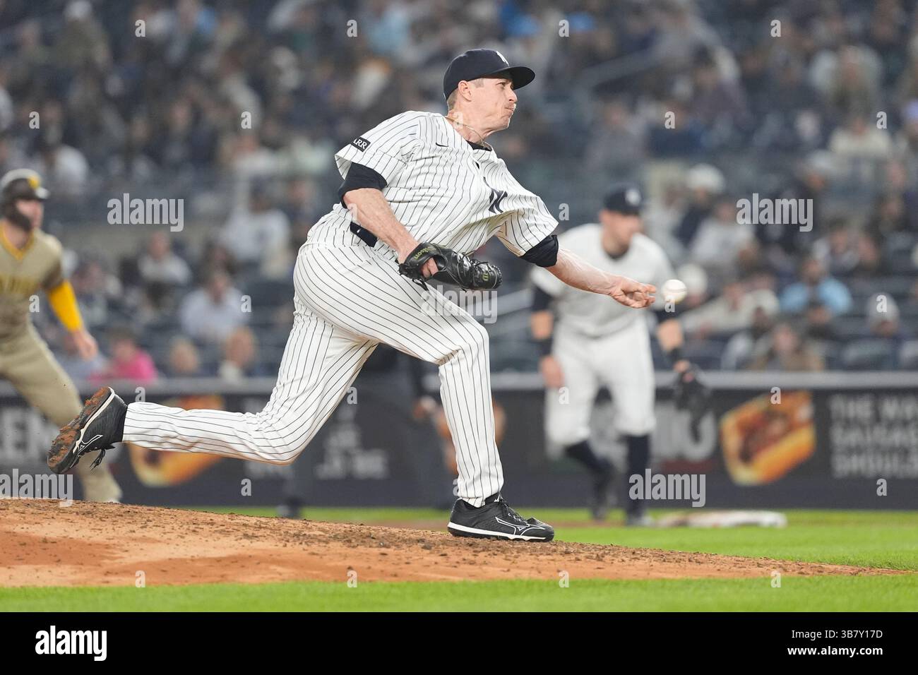 BRONX, NY - MAY 06: New York Yankees Pitcher Tim Hill (41) delivers a ...