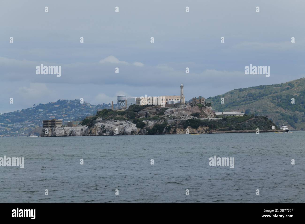 The notorious Alcatraz Island and maximum-security federal penitentiary ...