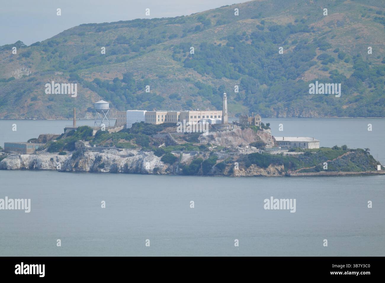 The notorious Alcatraz Island and maximum-security federal penitentiary ...