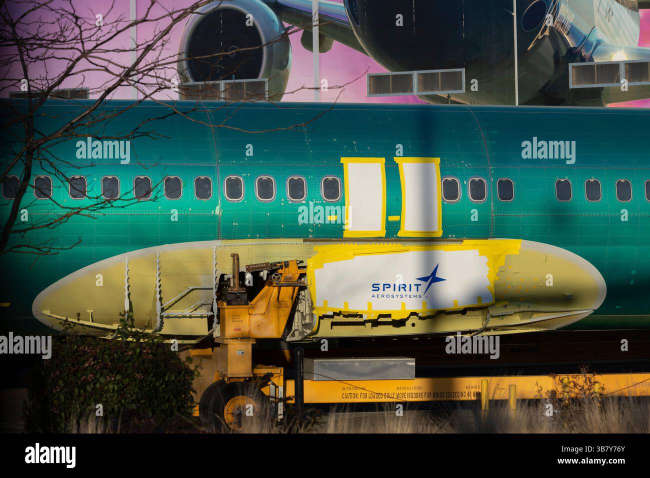 Boeing spirit aerosystems fuselage hi-res stock photography and images ...