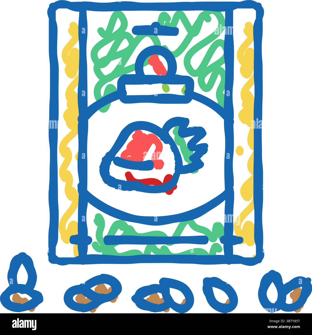 strawberry seeds icon doodle illustration Stock Vector Image & Art - Alamy