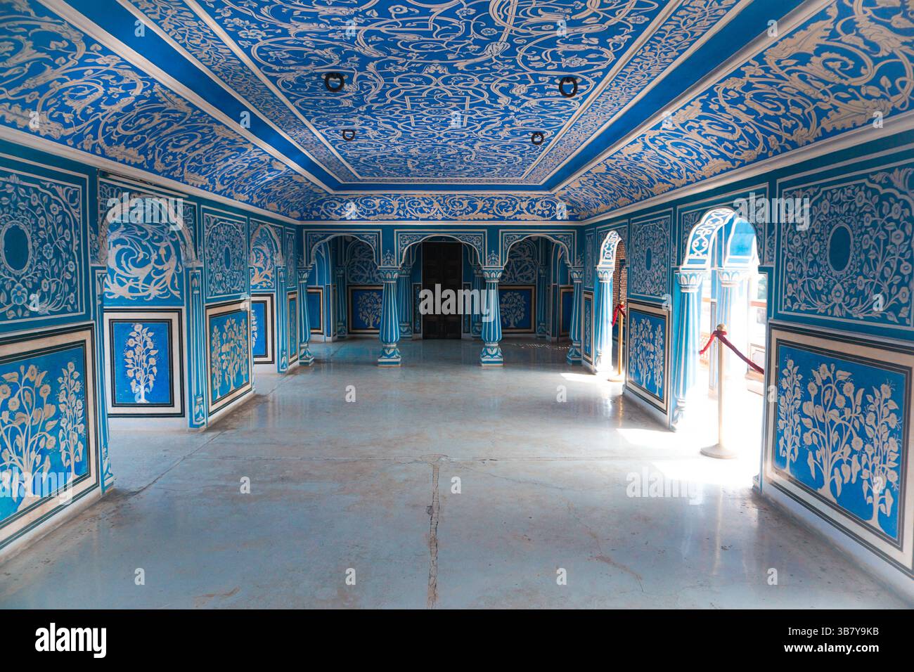 City palace blue room jaipur hi-res stock photography and images - Alamy