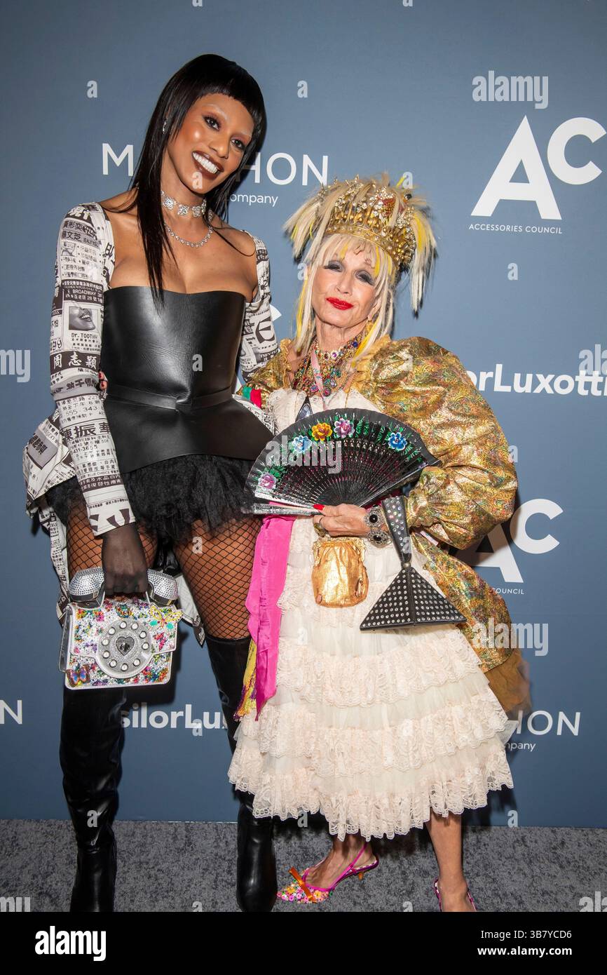 New York, United States. 06th May, 2025. (L-R) Laverne Cox and Betsey ...