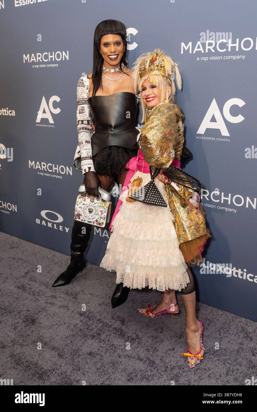 Laverne Cox and Betsey Johnson attend 2025 Accessories Council ...