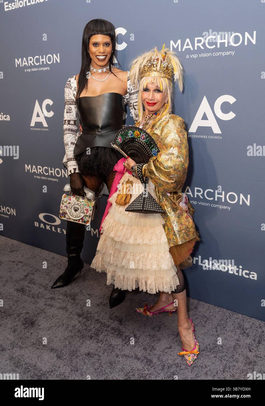 New York, United States. 06th May, 2025. Laverne Cox and Betsey Johnson ...