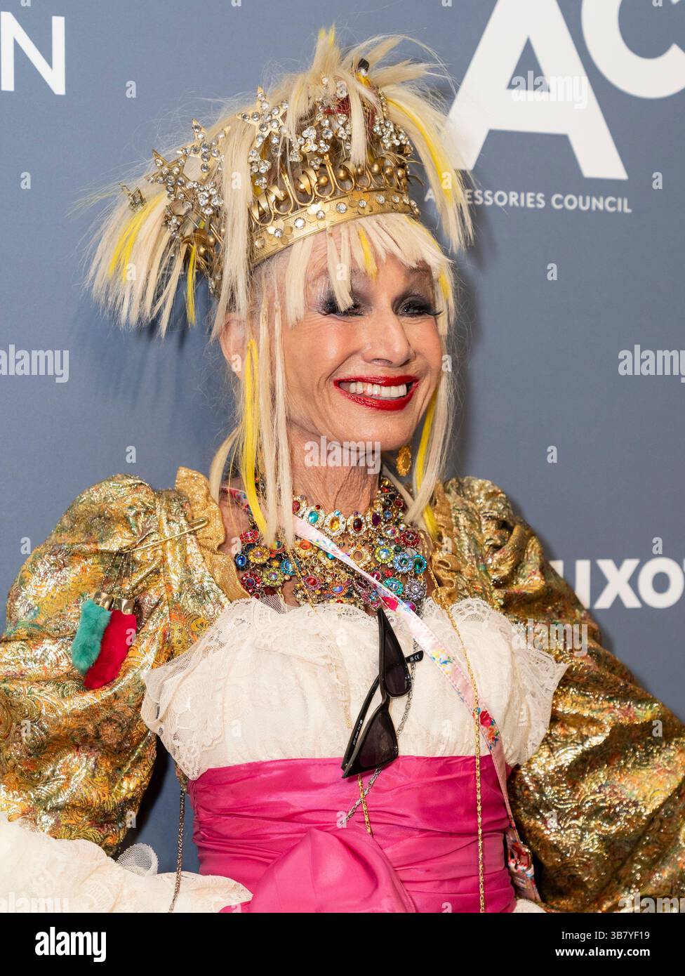 New York, United States. 06th May, 2025. Designer Betsey Johnson ...
