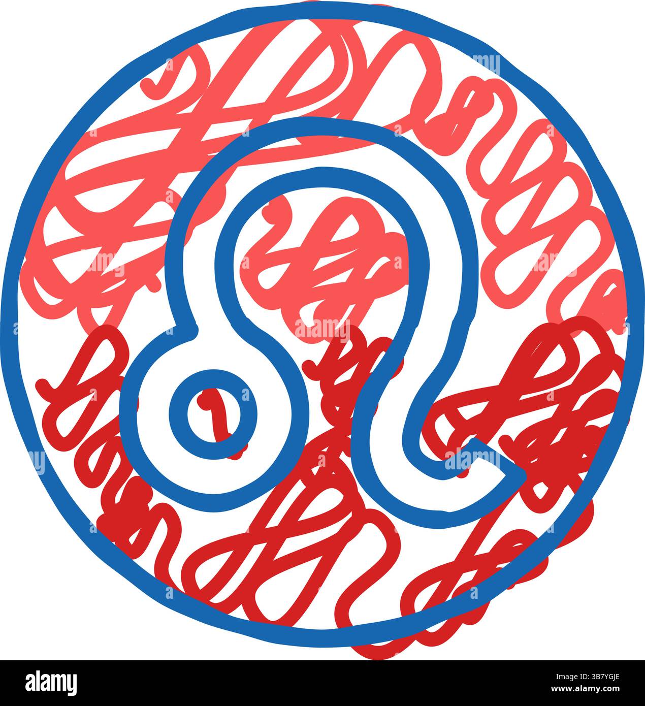 leo zodiac icon doodle illustration Stock Vector Image & Art - Alamy