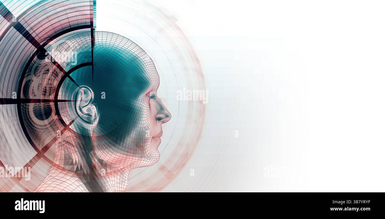 Evolving Technology Evolution As A Background Art Stock Photo - Alamy