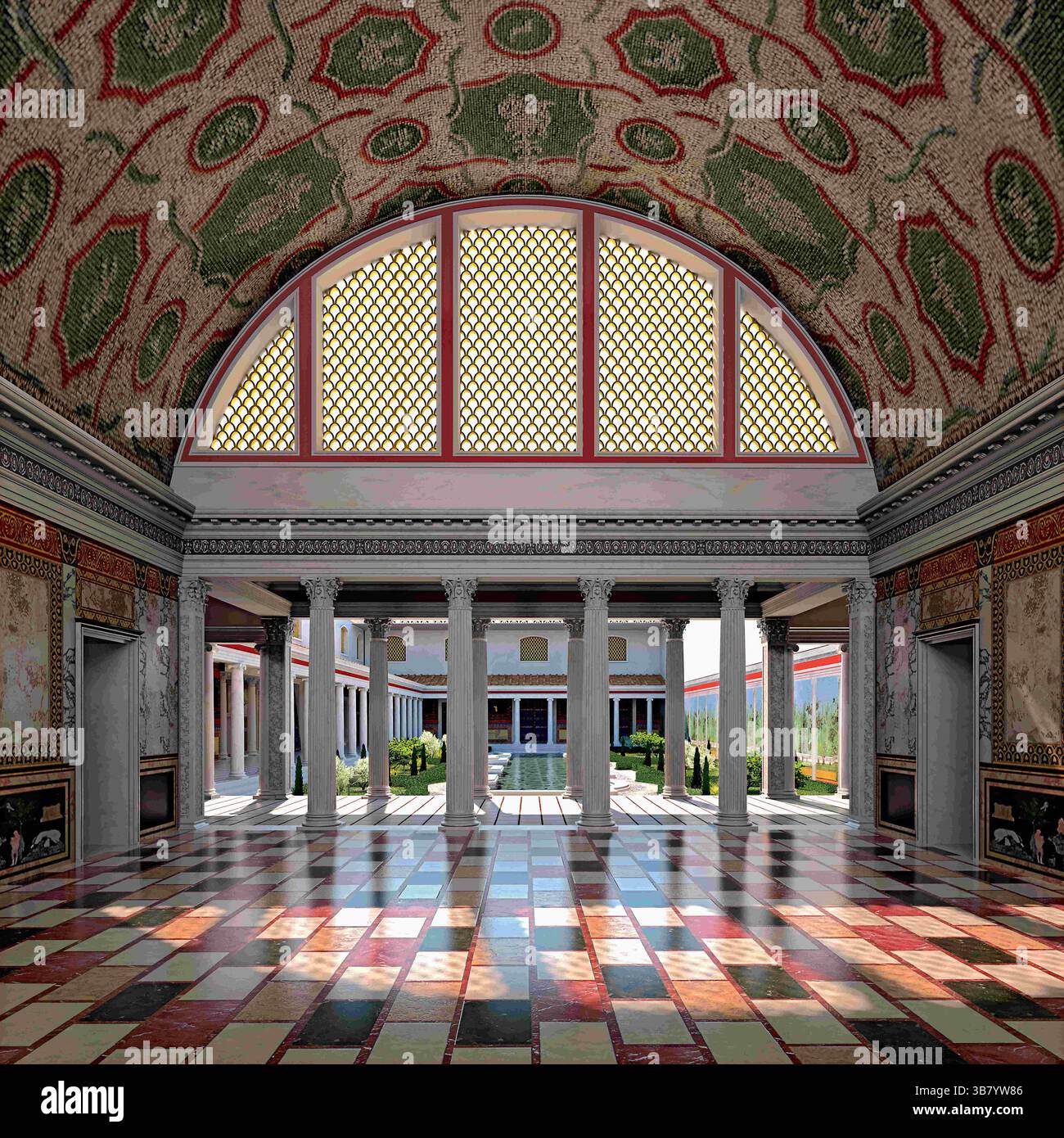 Domus aurea reconstruction hi-res stock photography and images - Alamy