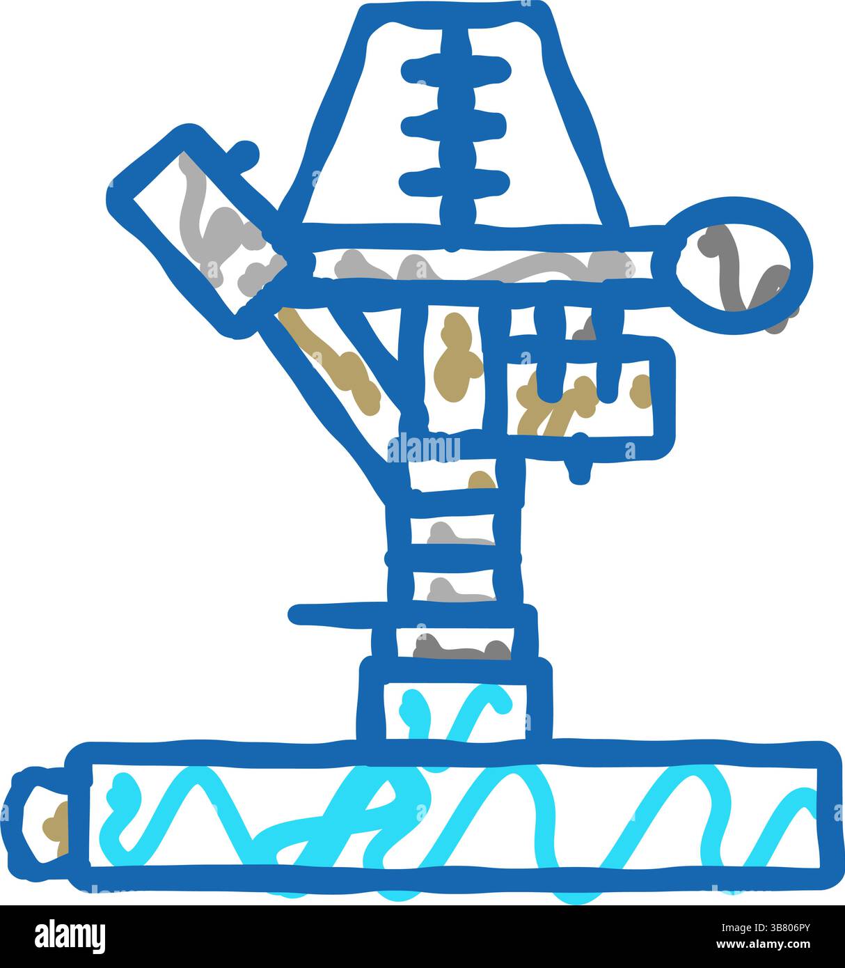 Sprinkler tank Stock Vector Images - Alamy