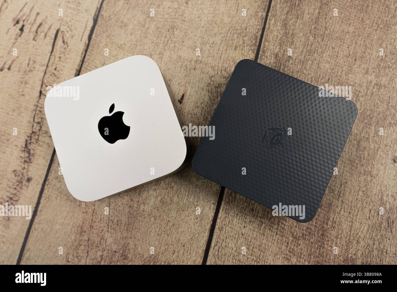 January 9 2025 - Calgary Alberta Canada - Apple Mac Mini M4 and a Mini ...