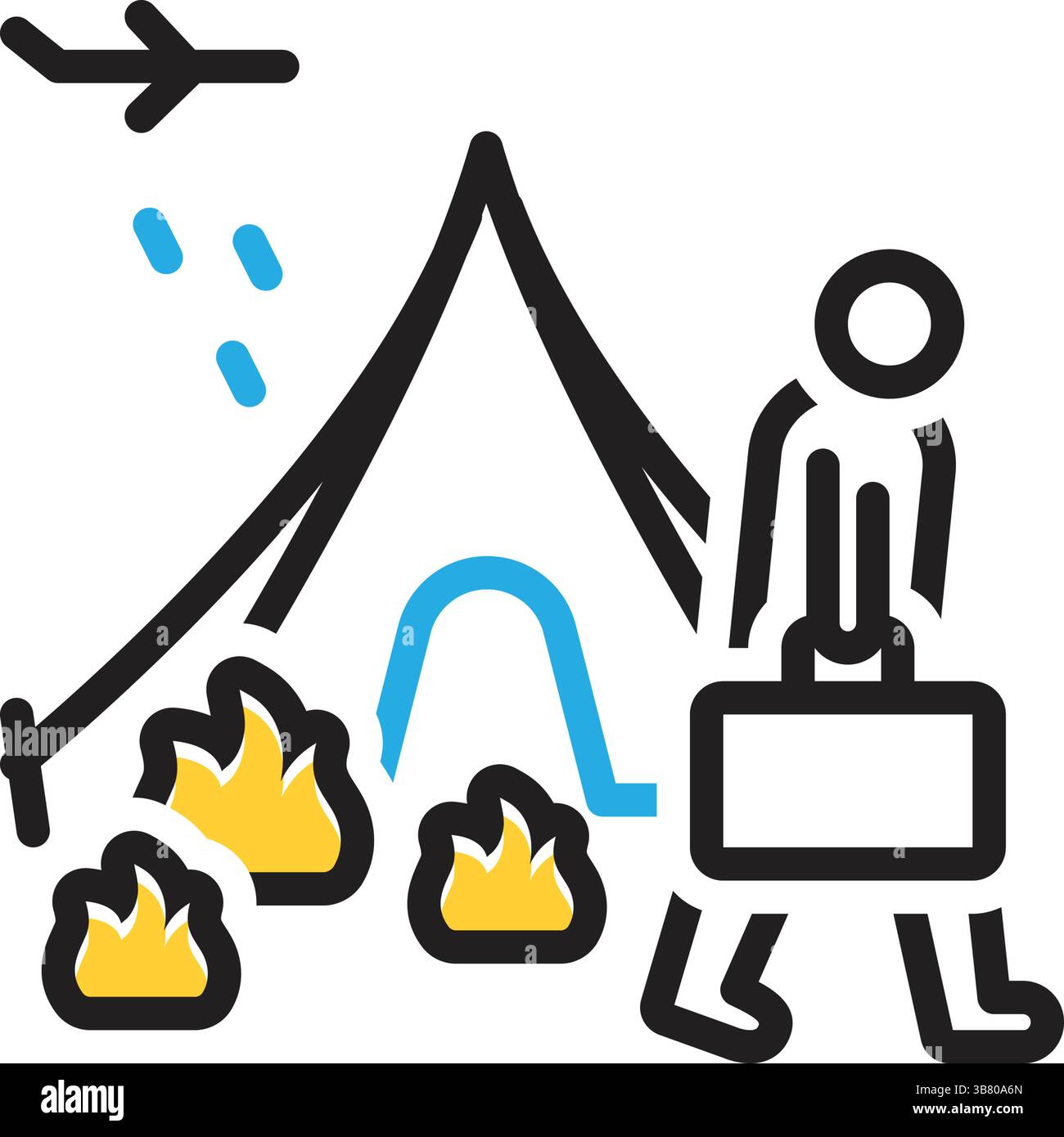 Icon for refugee,fugitive Stock Vector Image & Art - Alamy
