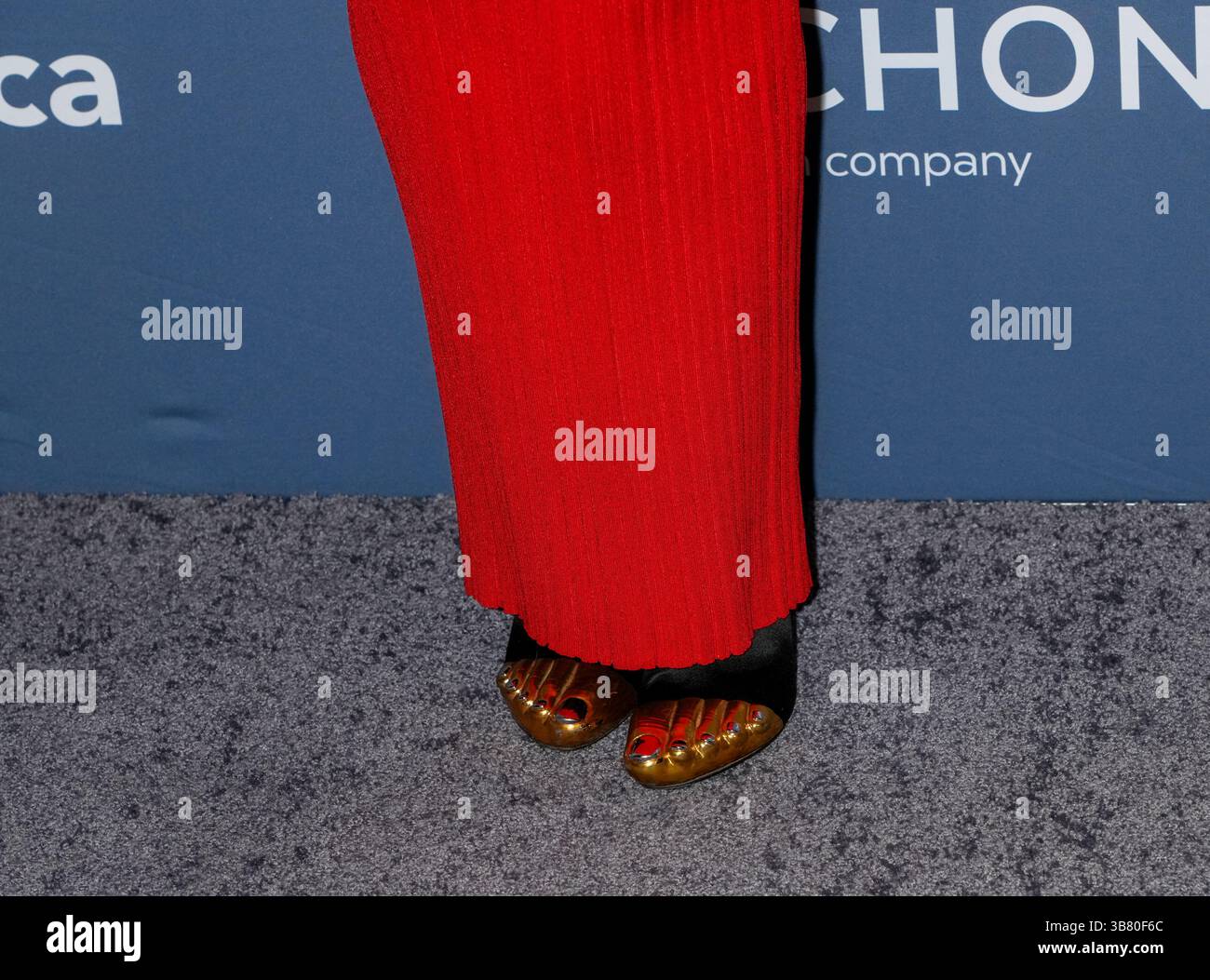 Monica Elias wearing Maison Schiaparelli accessories during the ...