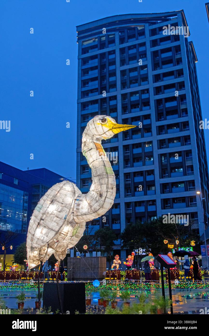 Lights and lanterns at the Taiwan Lantern Festival Stock Photo - Alamy
