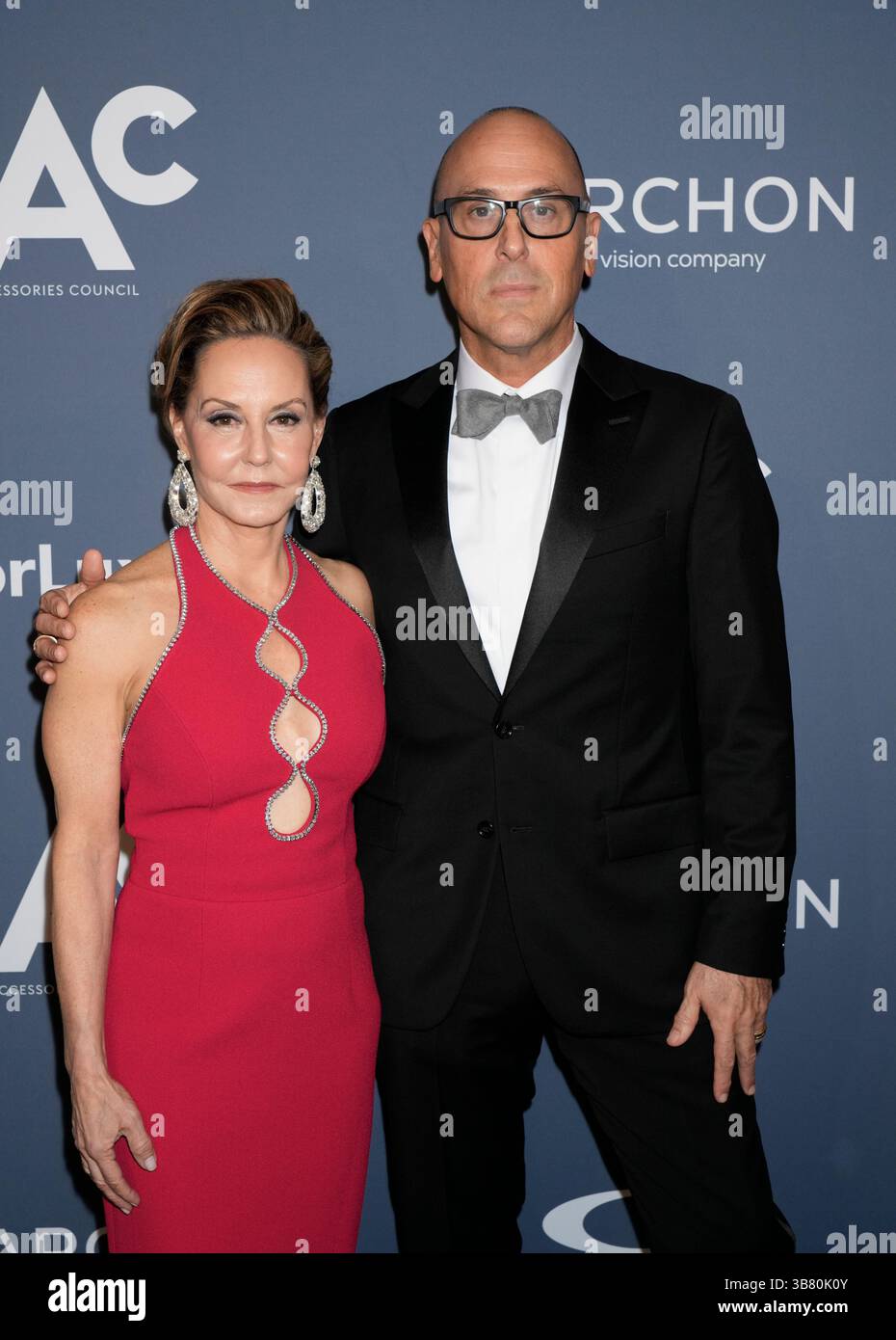 L-R: Karen Giberson, Frank Zambrelli during the Accessory Council ...