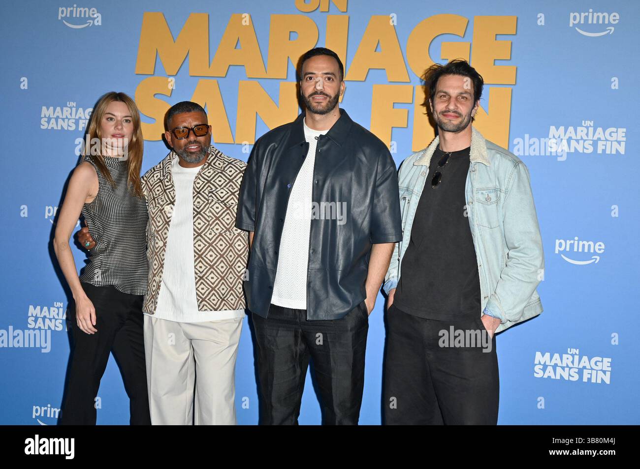 Paris, France. 06th May, 2025. Camille Rowe, Youssef Hajdi, Tarek ...