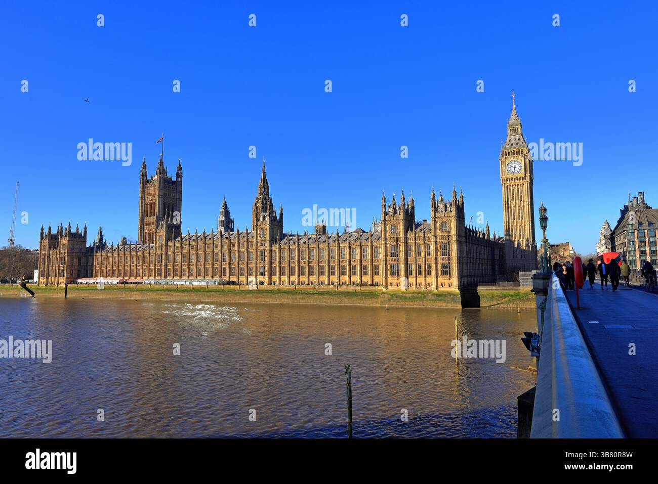 Big Ben tower and Palace of Westminster, Houses of Parliament in London, United Kingdom Stock ...