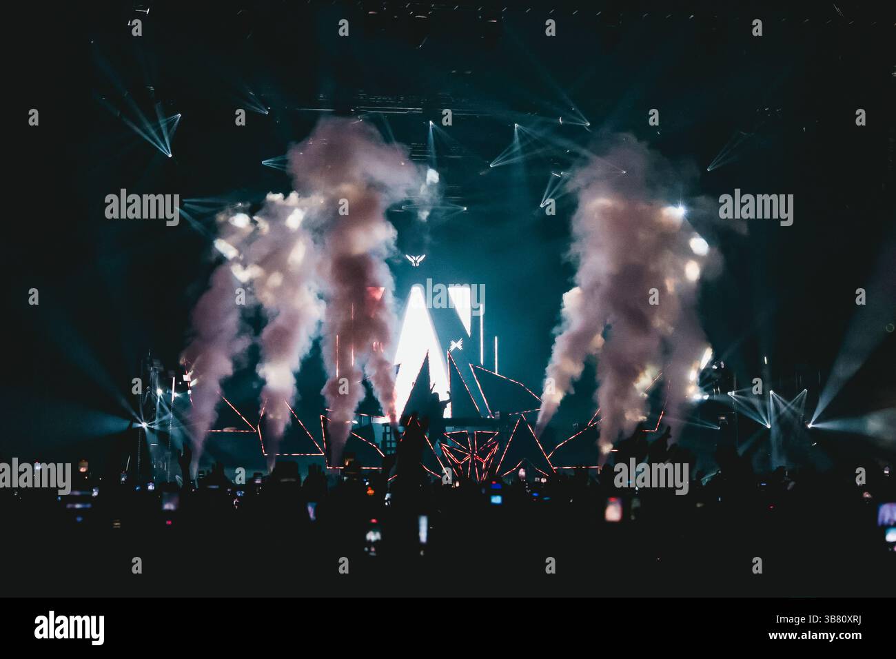 Milan, Italy. 08th Mar, 2025. Alan Walker performs live during the ...