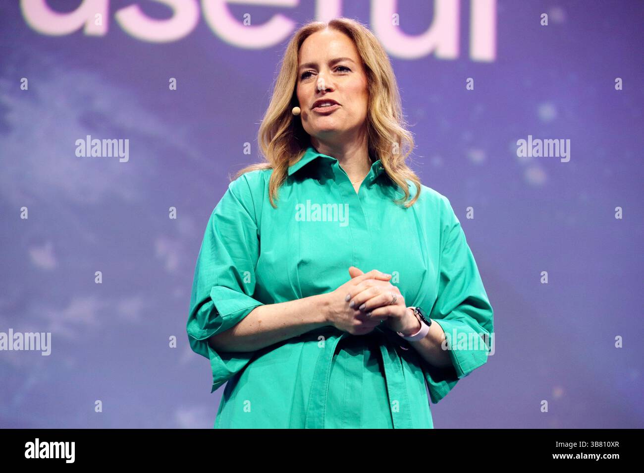 Debbie Weinstein beim OMR Festival 2025 in den Messehallen. Hamburg, 06 ...