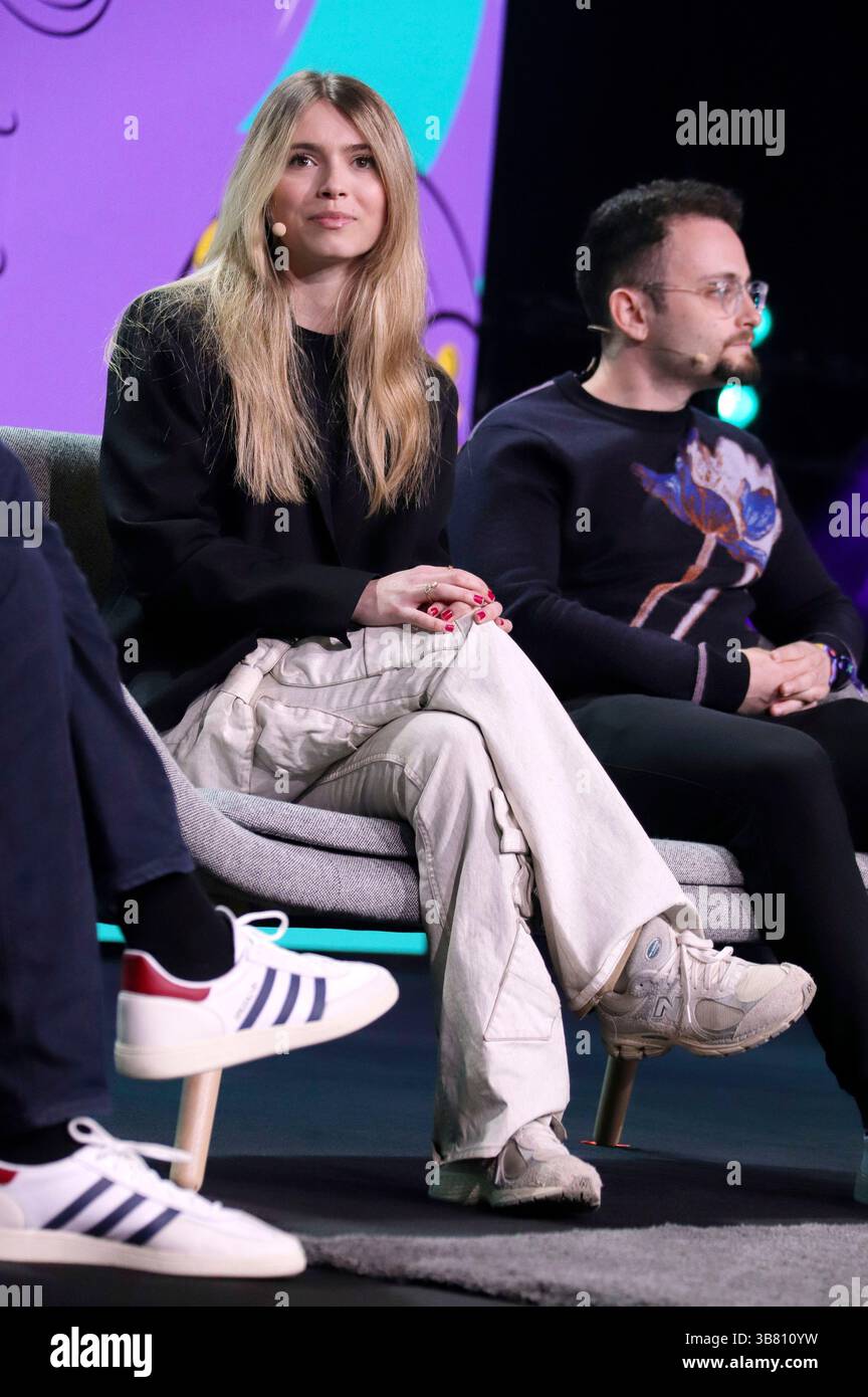 Anna Cramling beim OMR Festival 2025 in den Messehallen. Hamburg, 06.05 ...