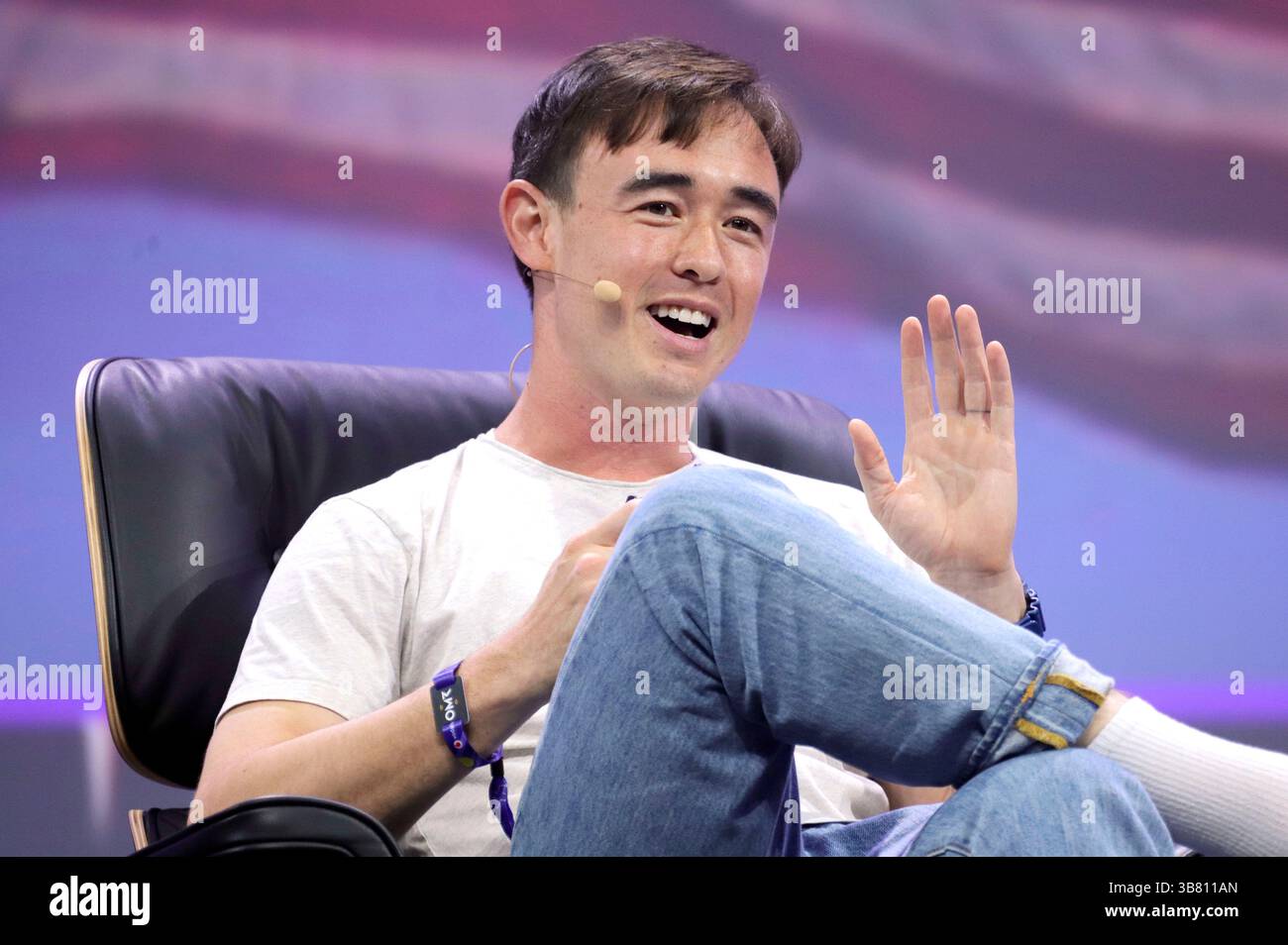 Gabriel Whaley beim OMR Festival 2025 in den Messehallen. Hamburg, 06.05.2025 Stock Photo - Alamy