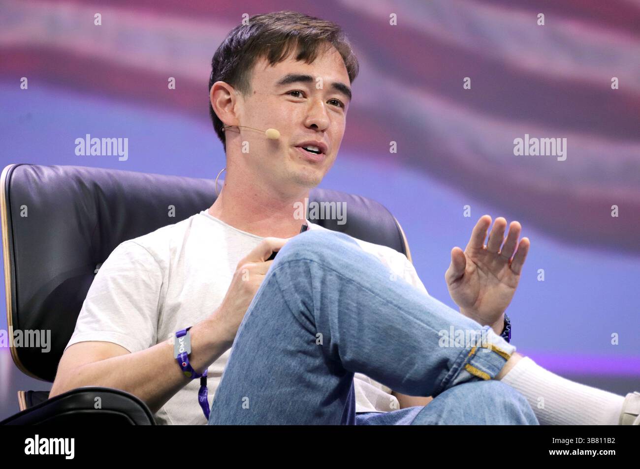 Gabriel Whaley beim OMR Festival 2025 in den Messehallen. Hamburg, 06. ...