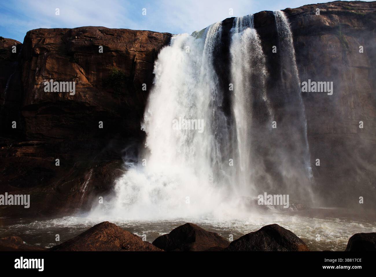 Athirappilly Water Falls in Kerala, India, where many films have been ...
