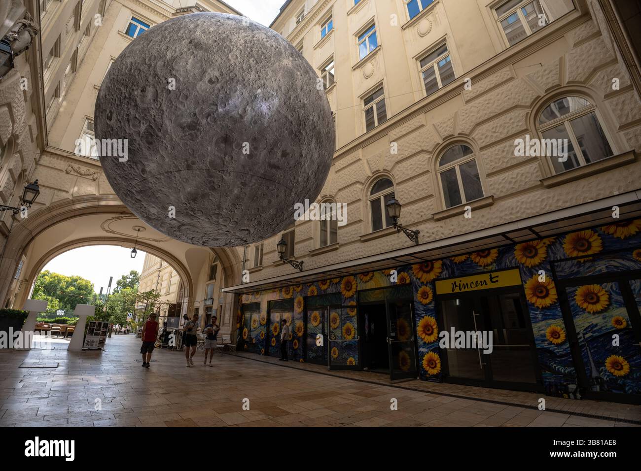 Moon lunar art installation hi-res stock photography and images - Alamy