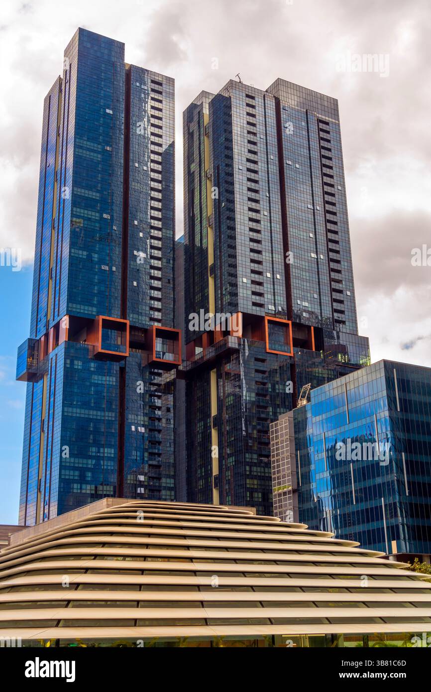 The Exchange TRX mall facade from the Raintree Plaza, Kuala Lumpur ...