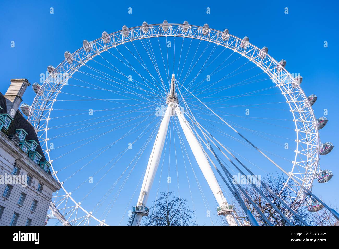 The London Eye towers majestically over the city, showcasing its ...