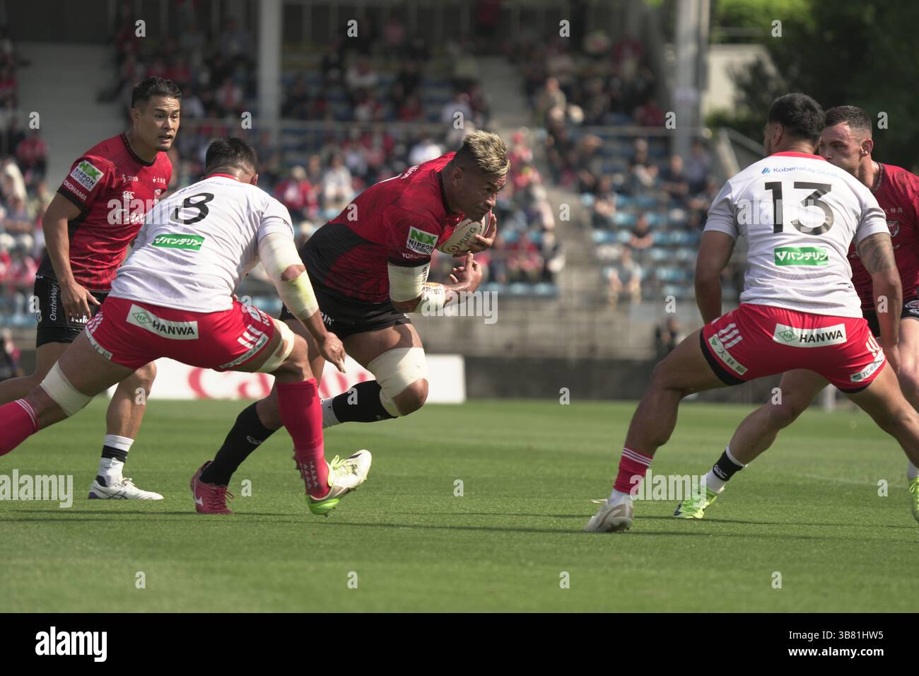 Eagles' Amanaki Lelei Mafi during the 2024-25 Japan Rugby League One ...