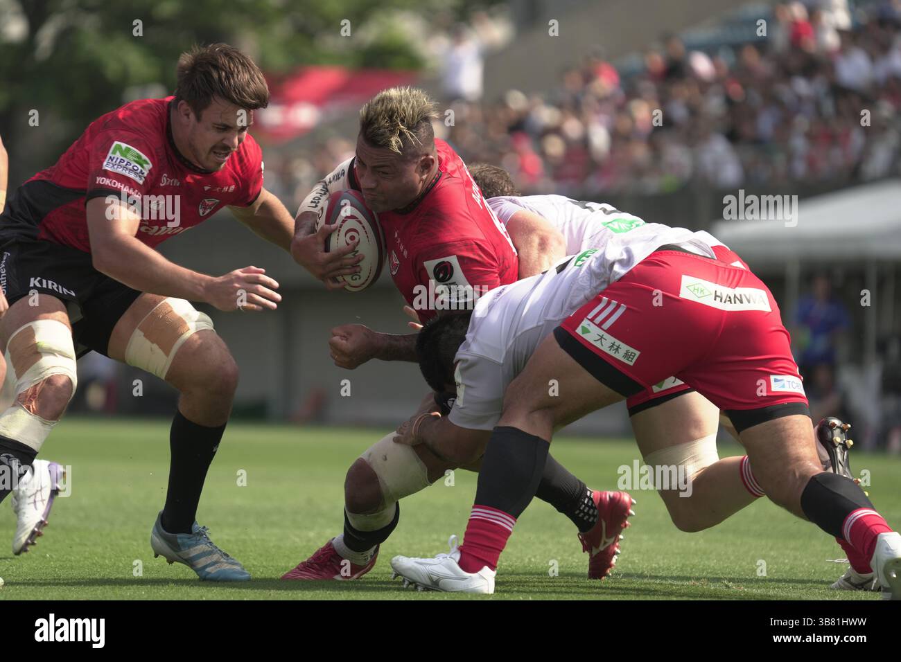 Eagles' Amanaki Lelei Mafi during the 2024-25 Japan Rugby League One ...