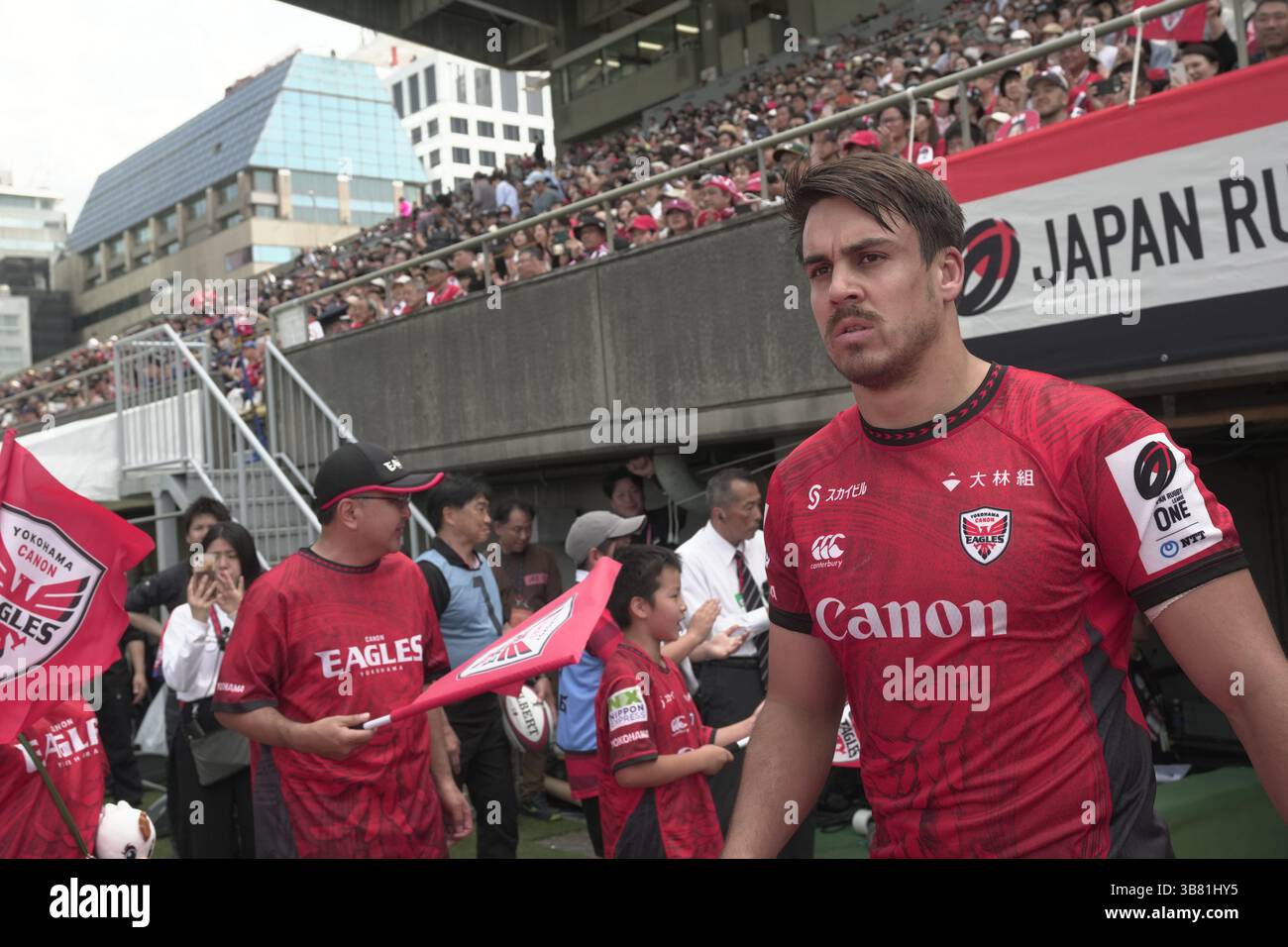 Eagles' Jeandre Labuschange during the 2024-25 Japan Rugby League One ...