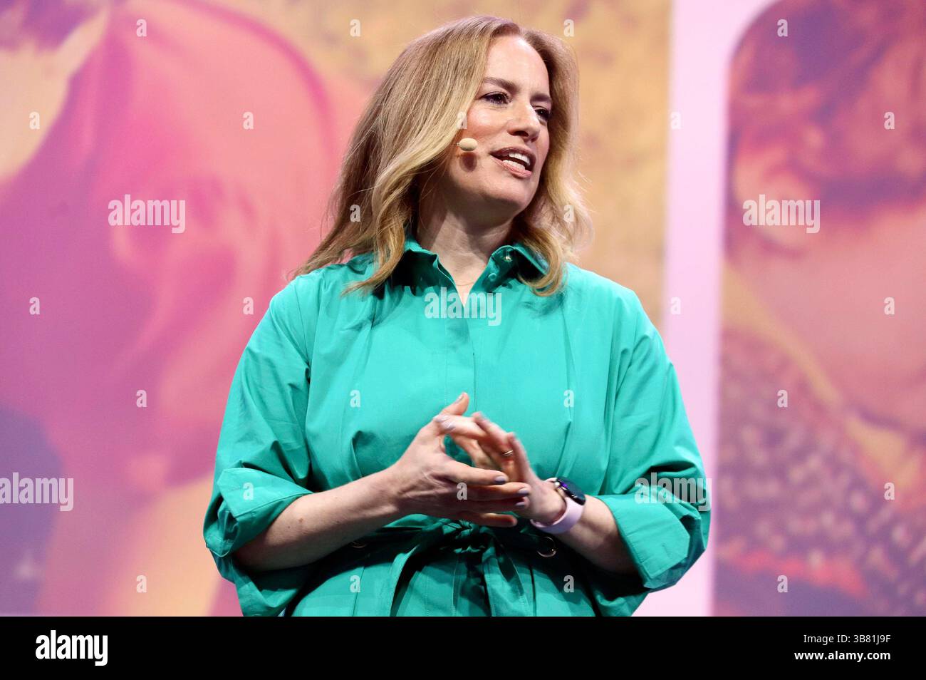 Debbie Weinstein beim OMR Festival 2025 in den Messehallen. Hamburg, 06 ...