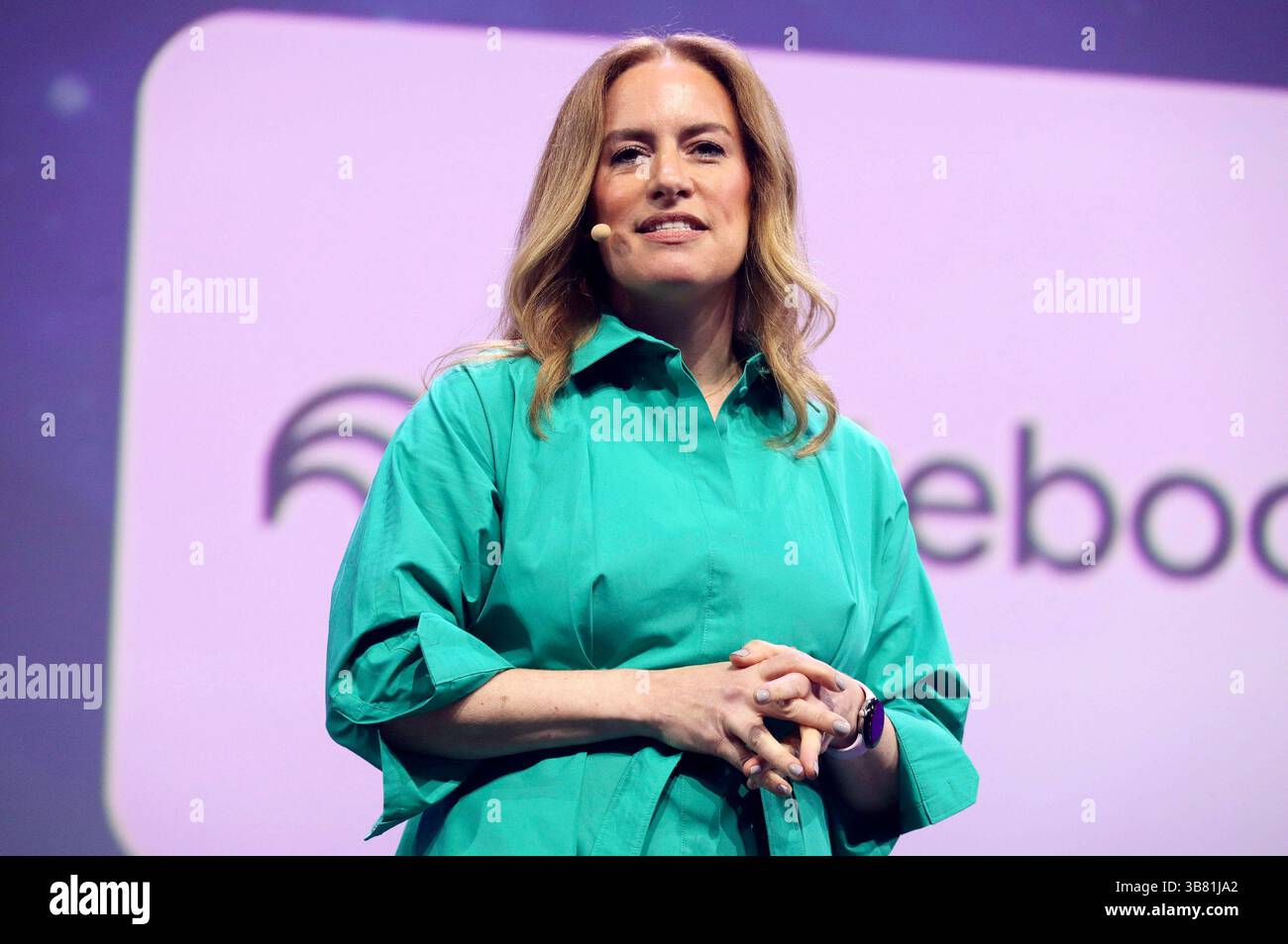 Debbie Weinstein beim OMR Festival 2025 in den Messehallen. Hamburg, 06 ...