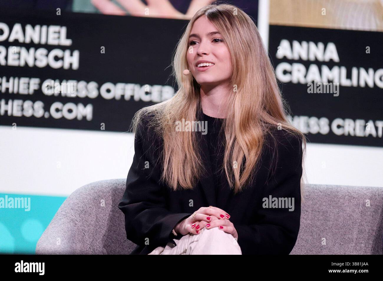 Anna Cramling beim OMR Festival 2025 in den Messehallen. Hamburg, 06.05 ...