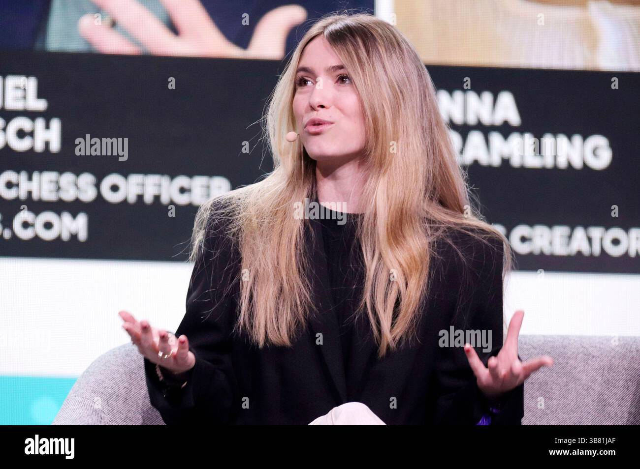 Anna Cramling beim OMR Festival 2025 in den Messehallen. Hamburg, 06.05 ...