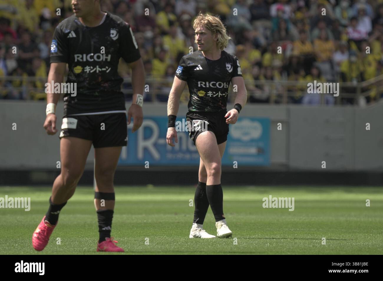 BlackRams' Isaac Lucas during the 2024-25 Japan Rugby League One match between Tokyo Suntory ...
